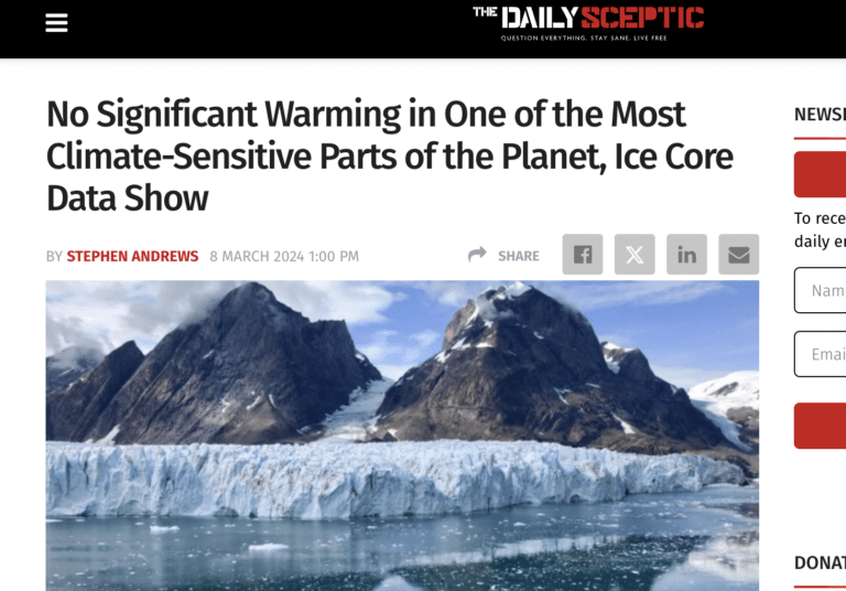 Data shows temperatures rising in Greenland and around the world ...