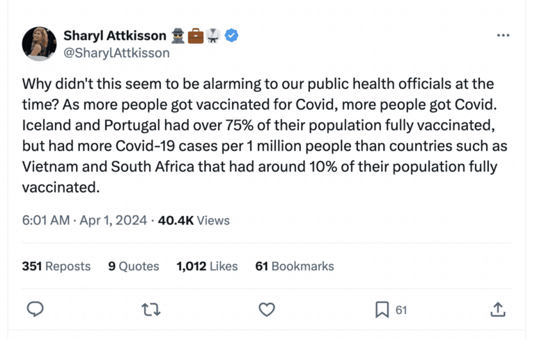 Country-to-country comparison doesn’t show that COVID-19 vaccines are ...