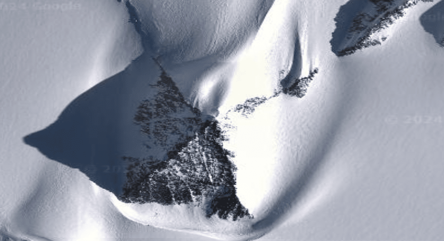 Pyramid-shaped peaks in Antarctica are naturally carved by glaciers ...