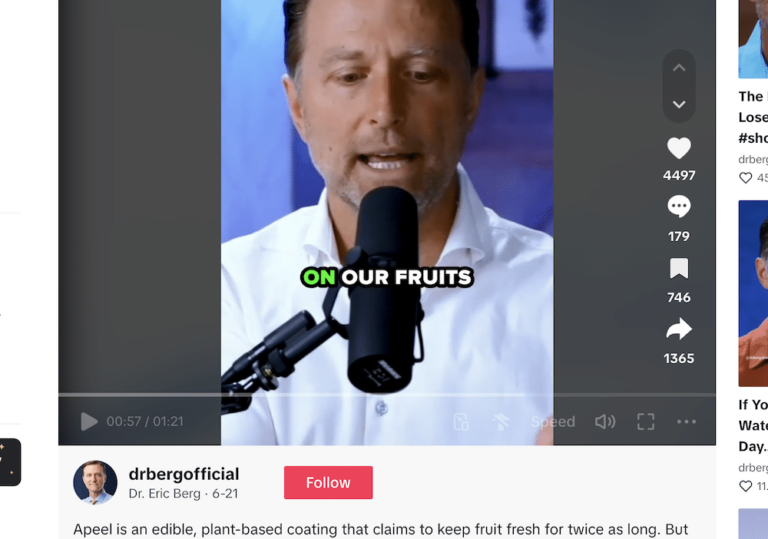 Edible food coating Apeel doesn’t contain toxic ingredients; its ...