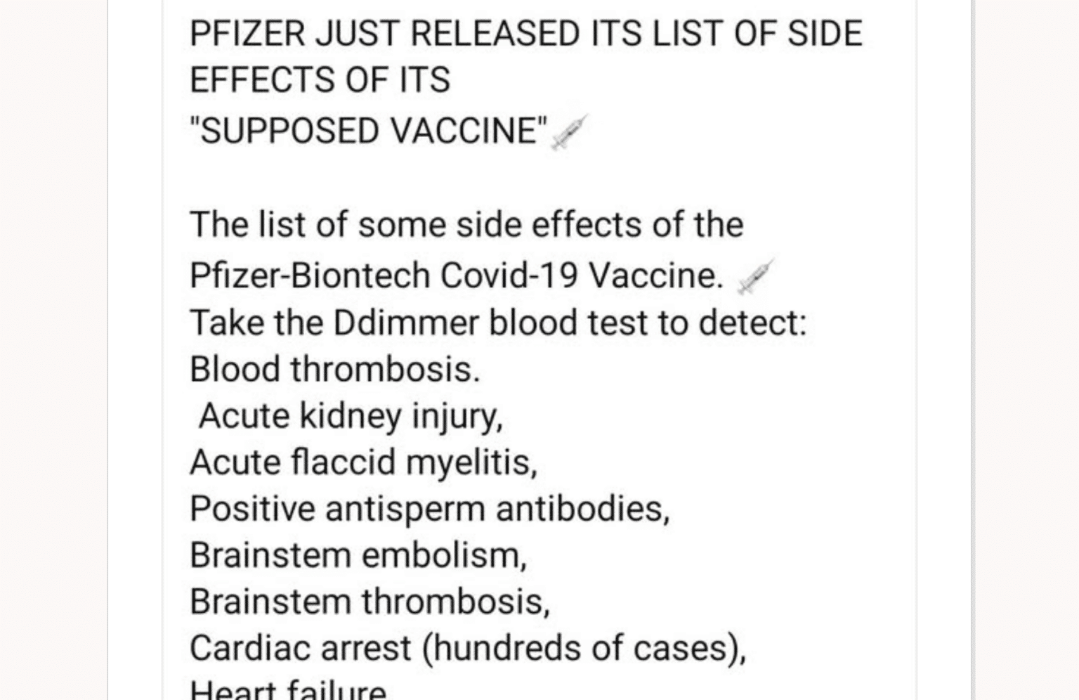 Pfizer didn’t release a list of COVID-19 vaccine side effects in 2025 ...