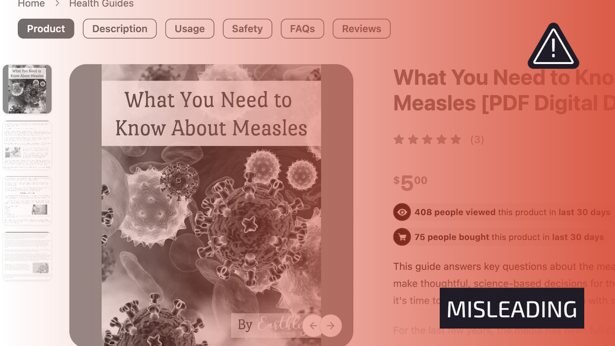 Vitamin A doesn’t cure or prevent measles; vaccine is most effective ...