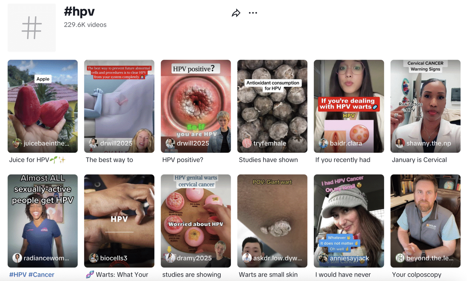 Beware of unregulated products claiming to treat HPV infection